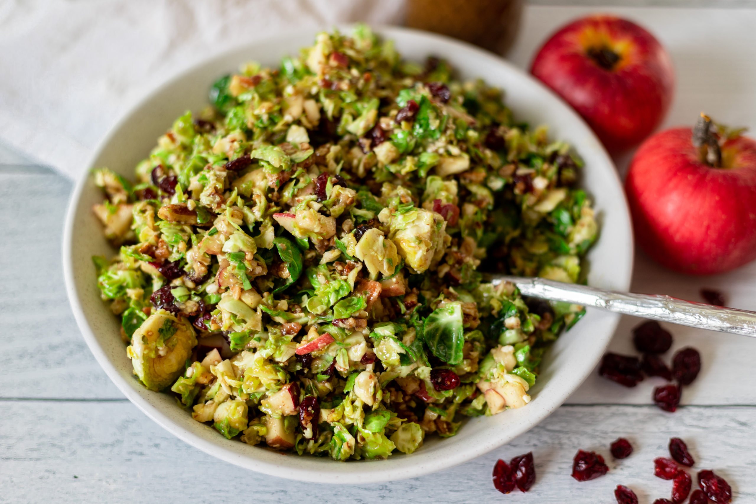 Brussels Sprout Salad ⋆ DelMarValicious Dishes