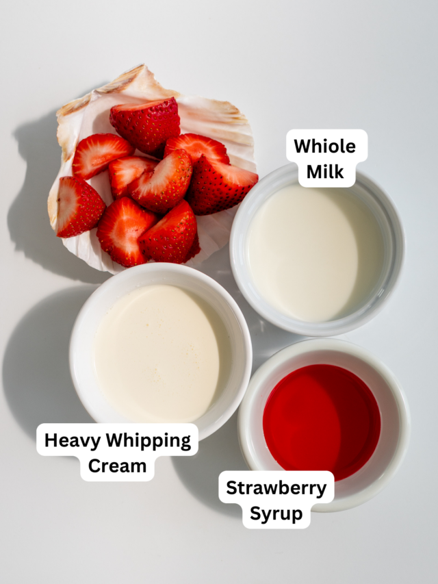 3 Ingredient Strawberry Cold Foam (Cold Coffee Topping) ⋆ ...